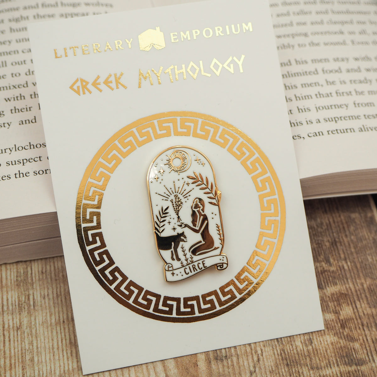 Circe Enamel Pin - Greek Mythology Collection – Literaryemporiumwholesale